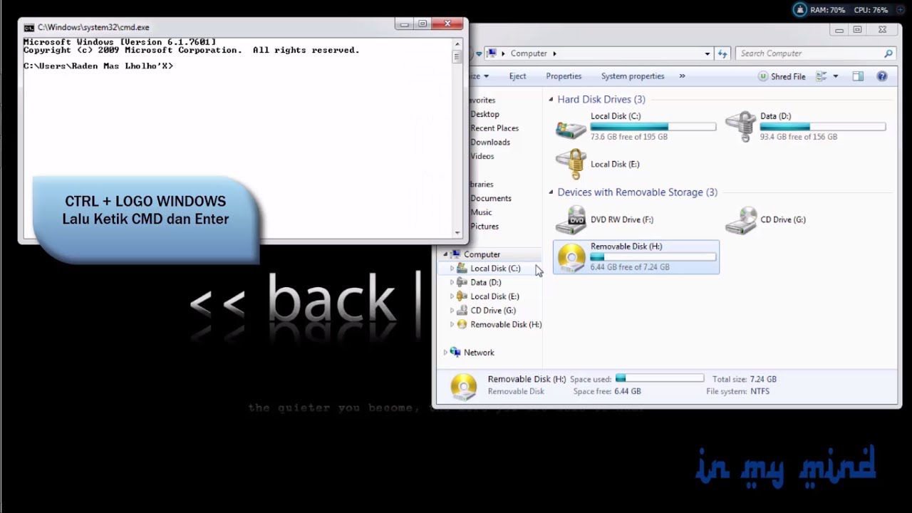 How To Remove Virus Shortcut With CMD - free virus shortcut remover ...