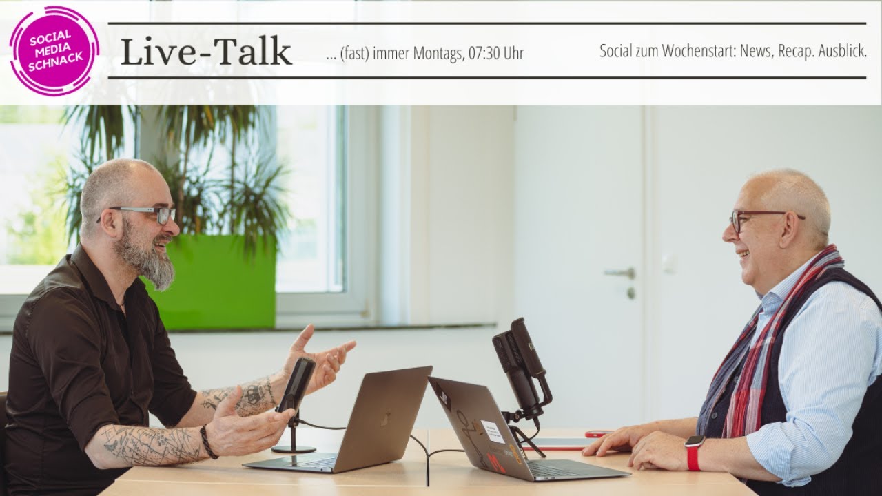 Live-Talk: Social Media Schnack UPDATE - YouTube