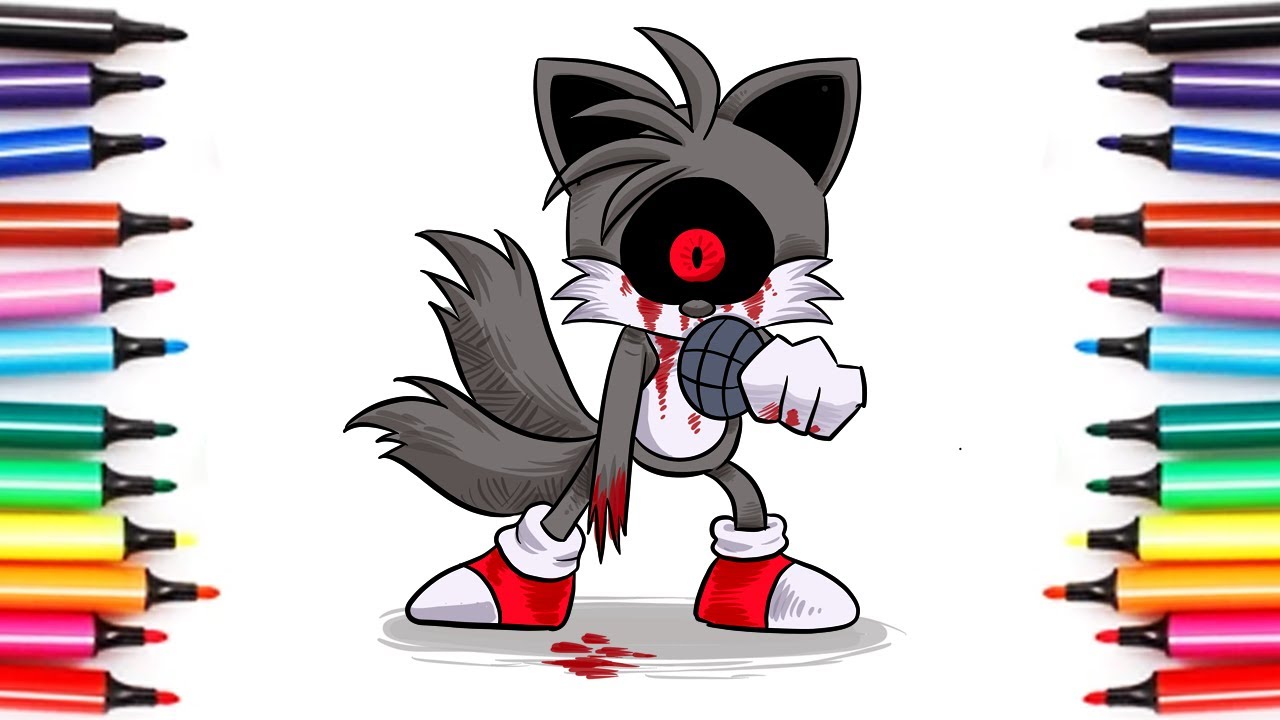How To Draw Tails Exe