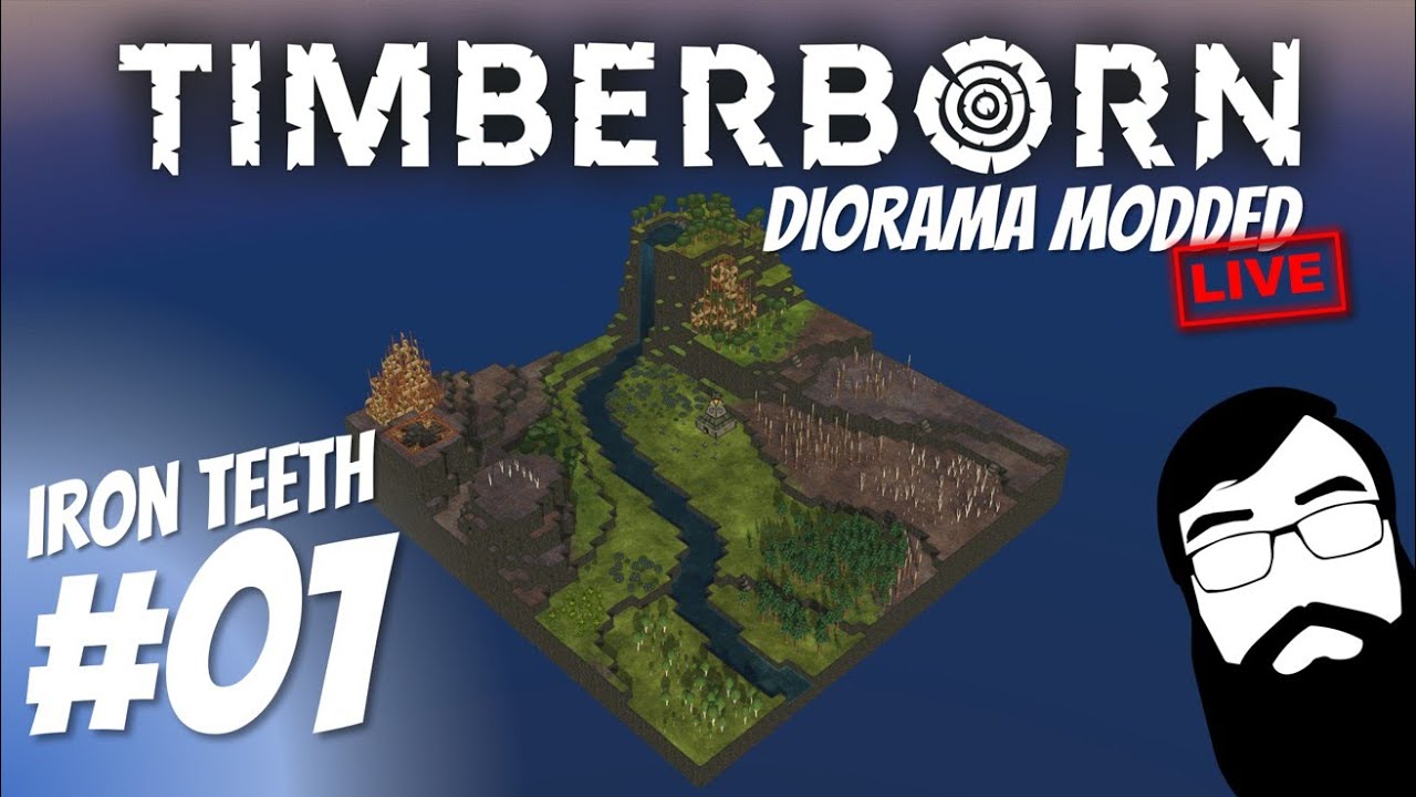 Timberborn LIVE! Diorama Small Map Challenge Episode 01 - YouTube