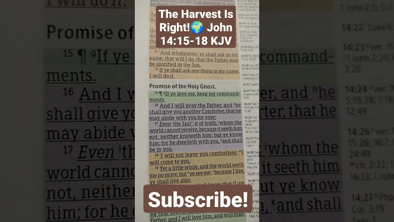 John 14 15 18 KJV YouTube John 14 15 18 KJV YouTube