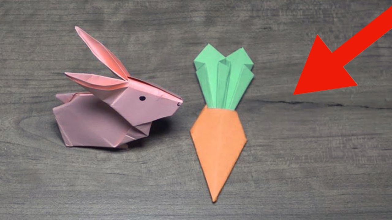 🥕 How to Make an Origami Carrot Easy! Step by Step Tutorial - YouTube