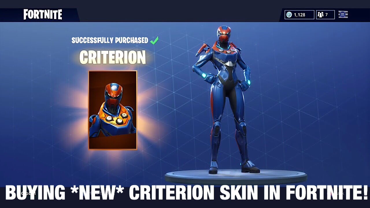 BUYING THE *NEW* CRITERION SKIN IN FORTNITE!!! +GAMEPLAY & 3D VIEW ...