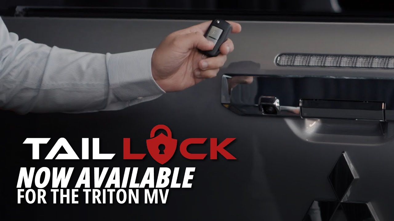 The HSP Tailgate Locking kit to suit Mitsubishi 2024 Triton MV - YouTube
