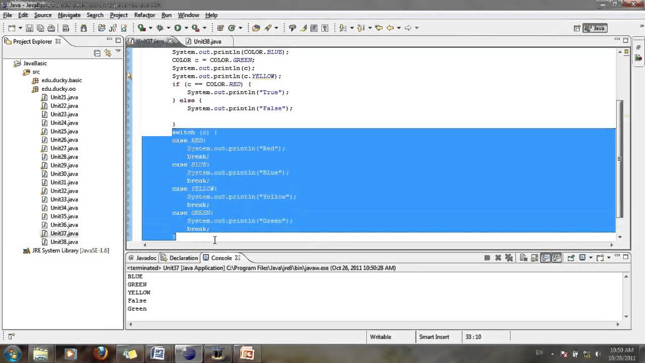 Java cơ bản_Bài 38: Enum 2 - YouTube