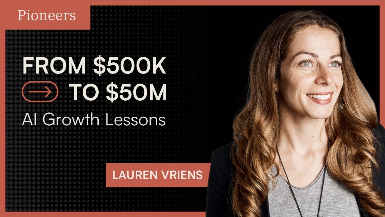 AI Startup Playbooks: Lessons in Growth With Lauren Vriens - YouTube