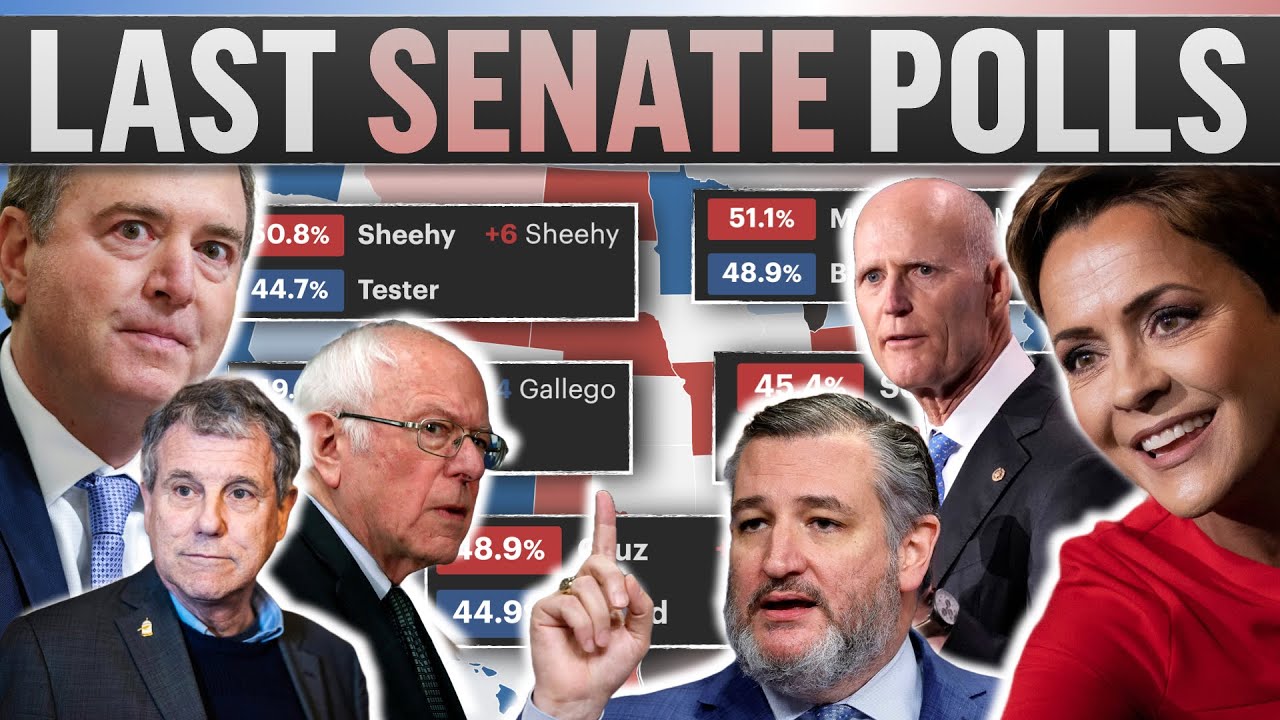 The 2024 Senate Map Based on the FINAL Poll in Every Race! - YouTube
