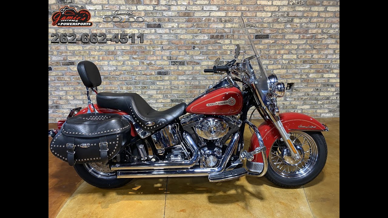 2005 Harley-Davidson FLSTC Heritage Softail Classic Shrine Firefighters ...