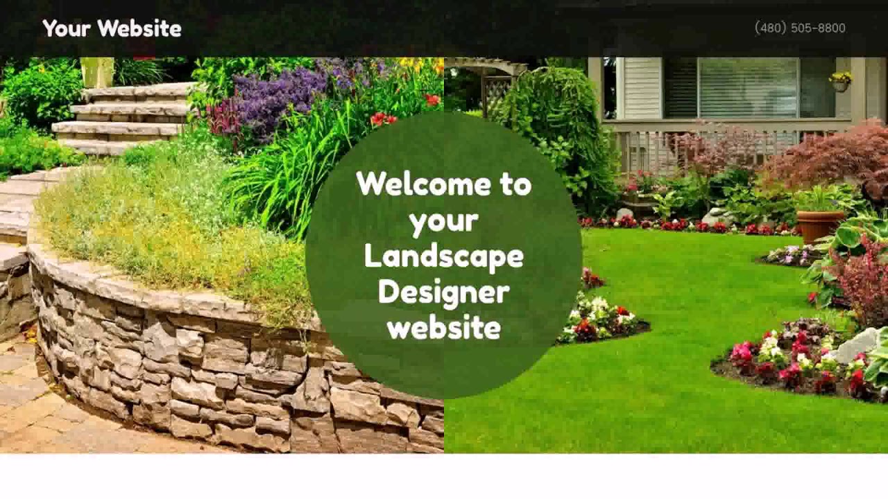 Landscape Design Website Templates - YouTube