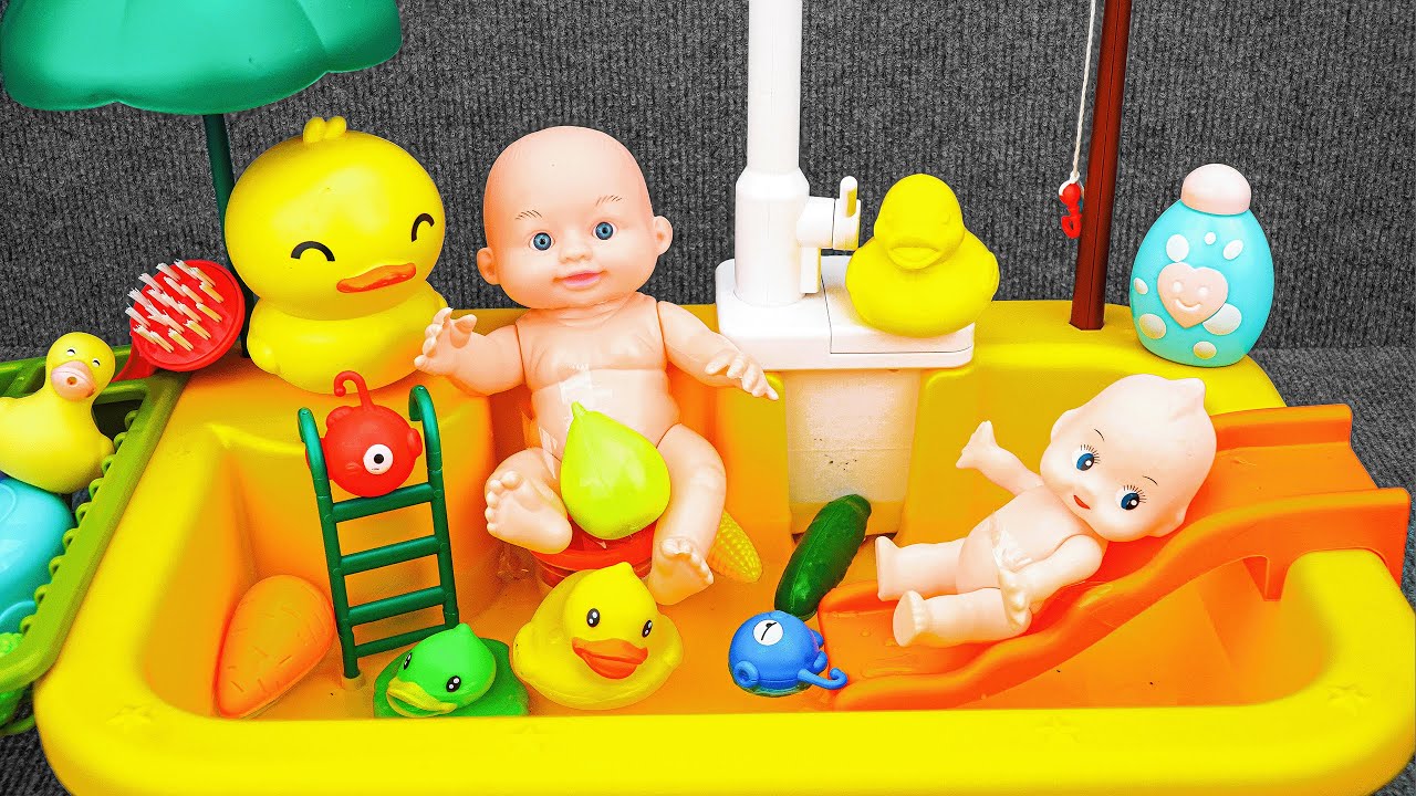 93 Satisfying with Unboxing Cute and Fun Slide Pool ASMR Playset ...