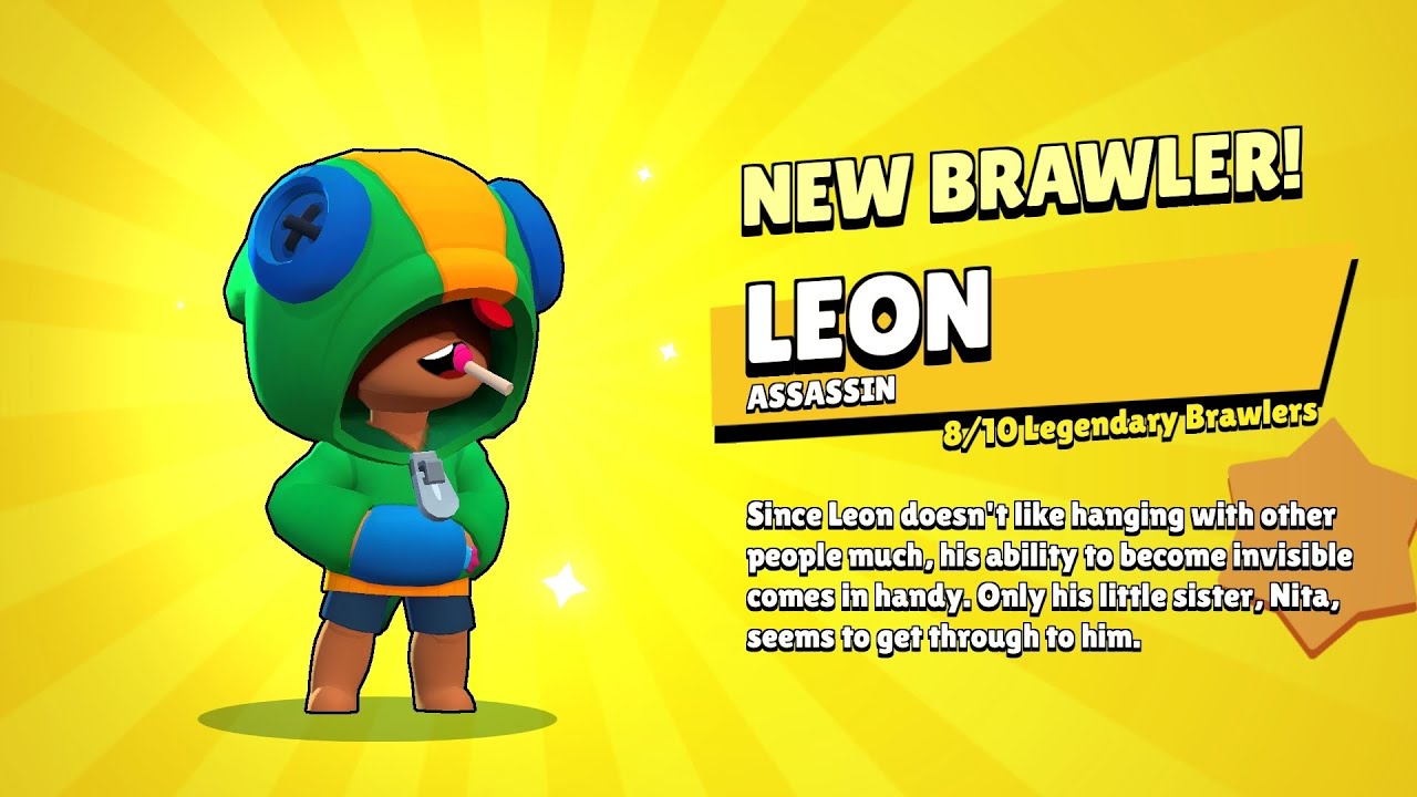 New brawler Leon . Brawl Stars # 127 - YouTube