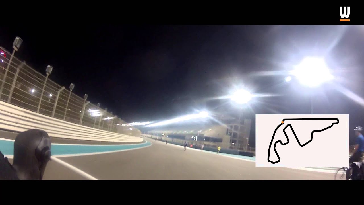 TrainYas - cycling the Yas Marina circuit - YouTube