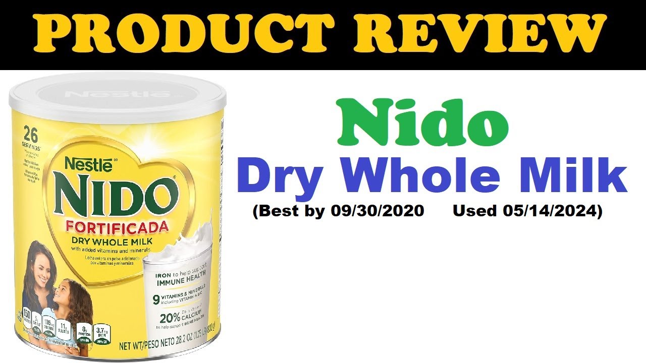 Product Review: Nestle Nido Dry Whole Milk - YouTube