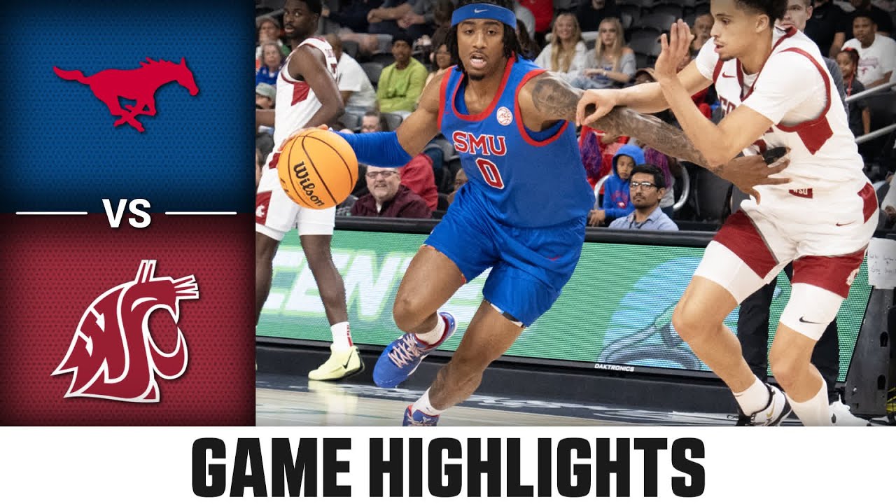 SMU vs. Washington State Game Highlights | 2024-25 ACC Men's Basketball ...