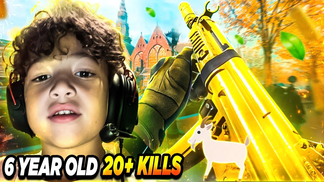 6 Year Old Call Of Duty Player With 20+ Kills And The Win!! - YouTube