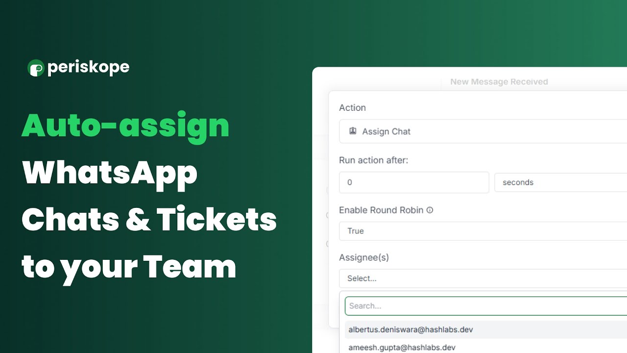Auto-Assign WhatsApp Groups, Chats & Tickets to Teams - YouTube