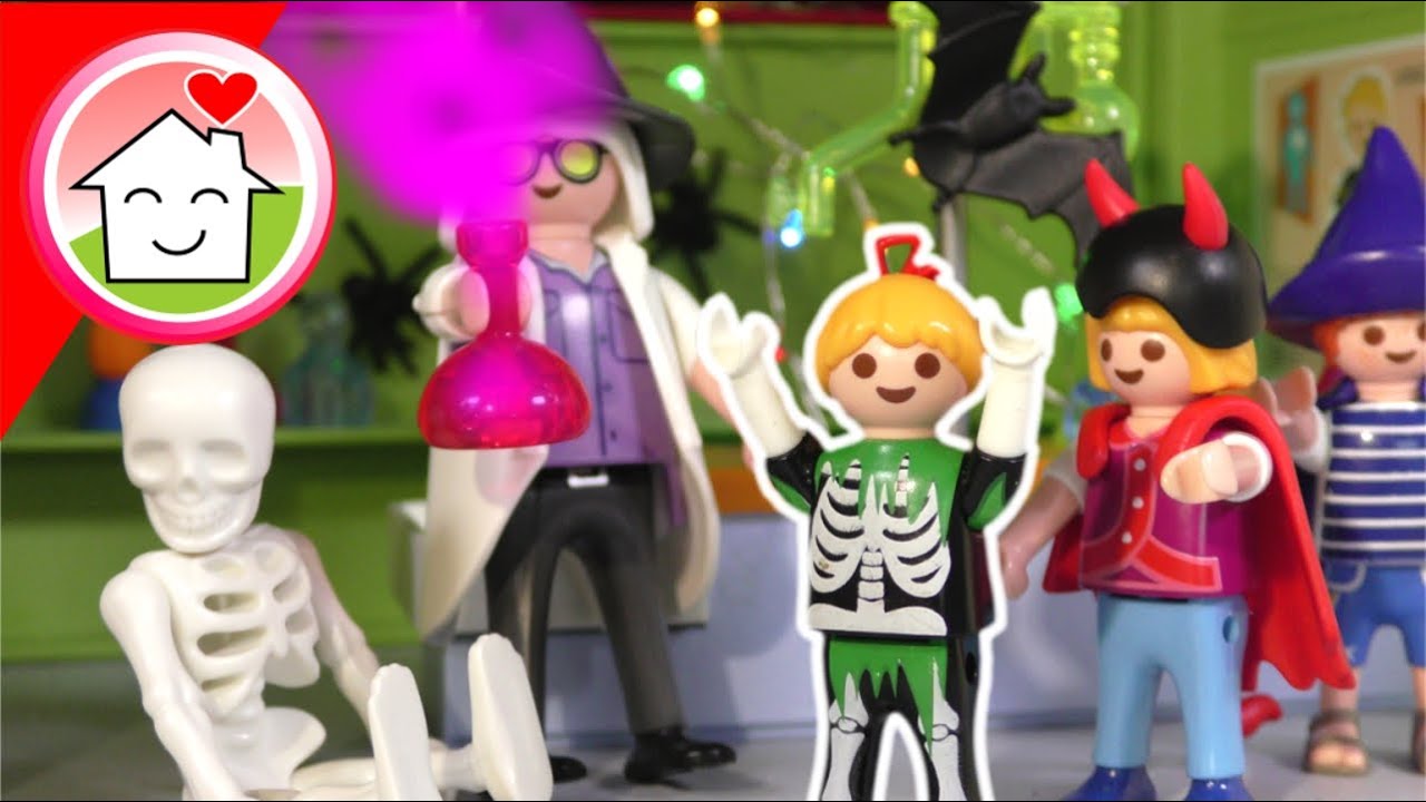 Playmobil Film Familie Hauser - Halloween Party in der Schule ...