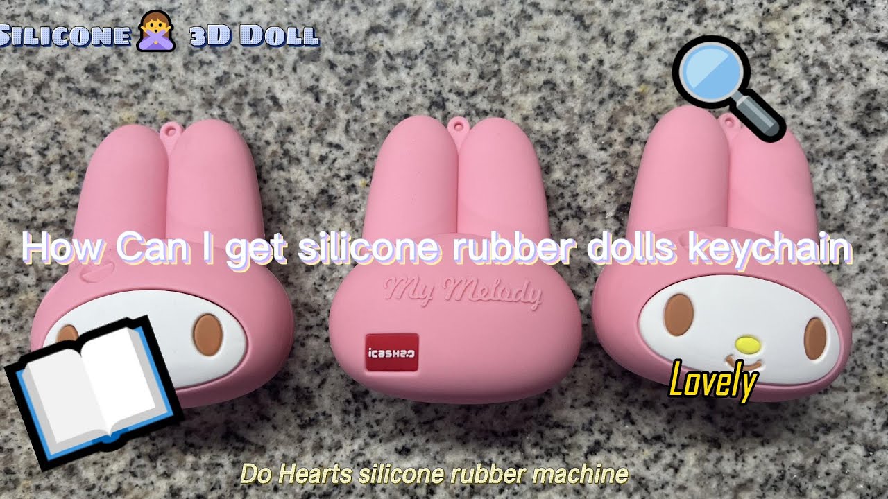 How can you get 3d silicone doll keychain toys? - YouTube