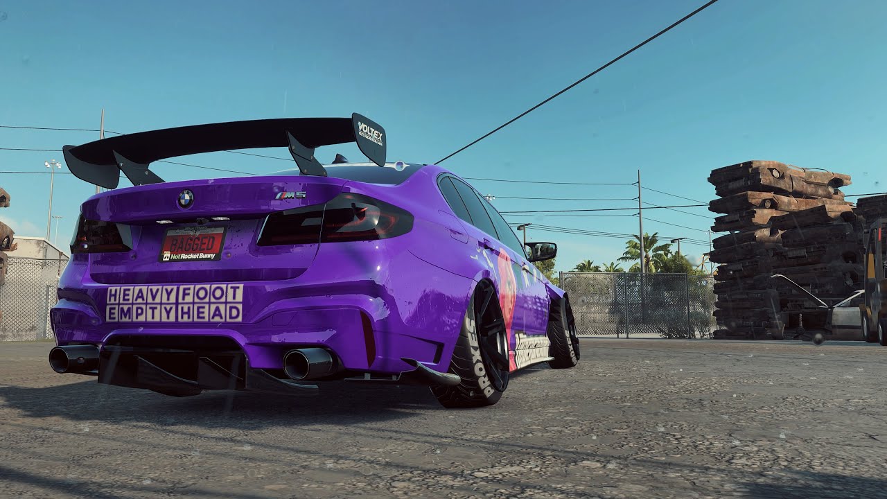 BAGGED BMW M5 [CAR SHOW][NFS: HEAT] - YouTube