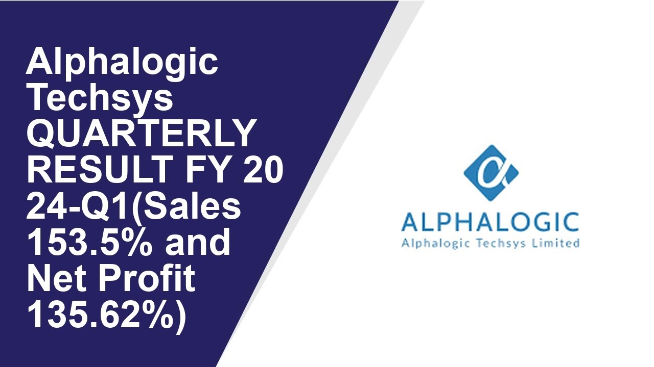 Alphalogic Techsys Consolidated Quarterly Result | Q1 Result 2024 ...