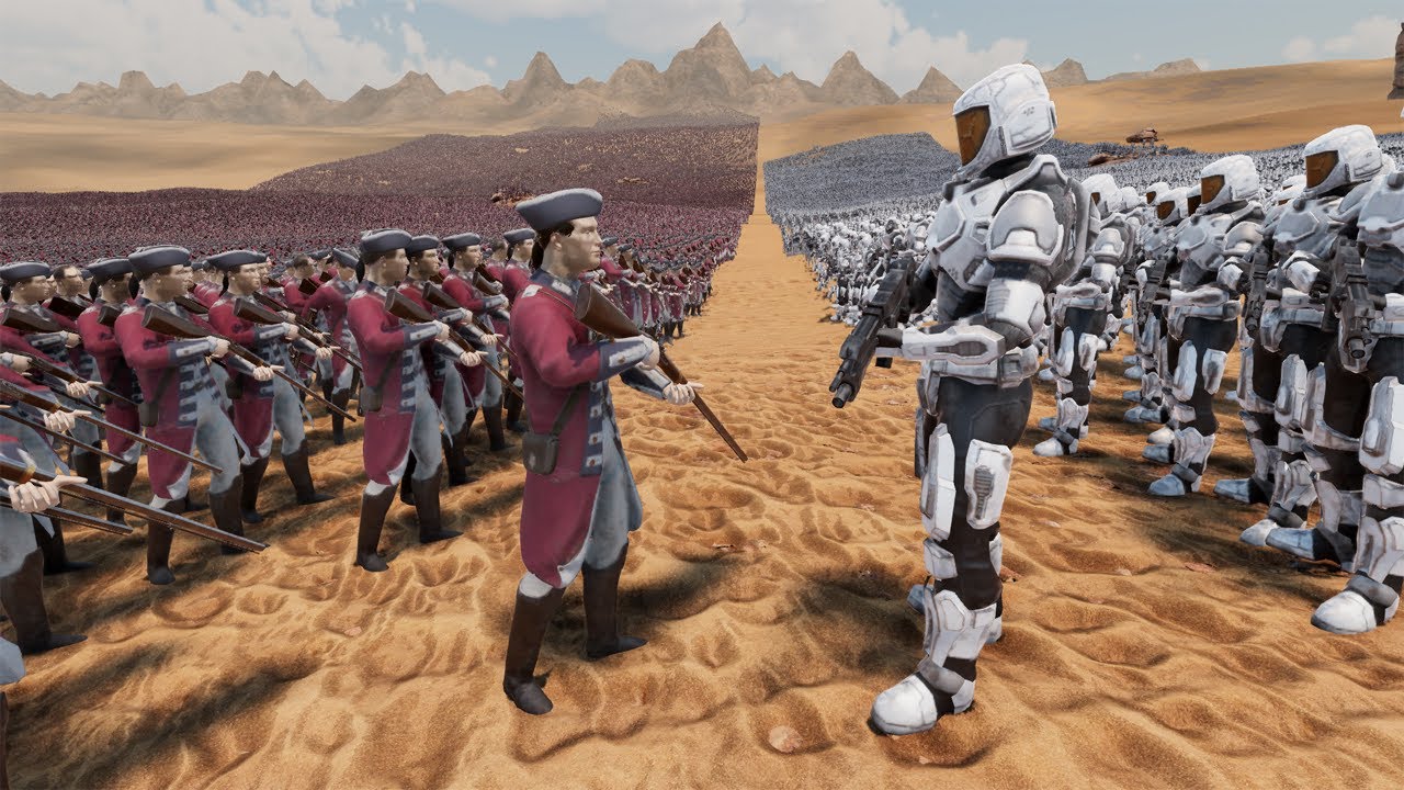 RED COATS VS STAR WARS SOLDIER - ULTIMATE EPIC BATTLE SIMULATOR 2 ...