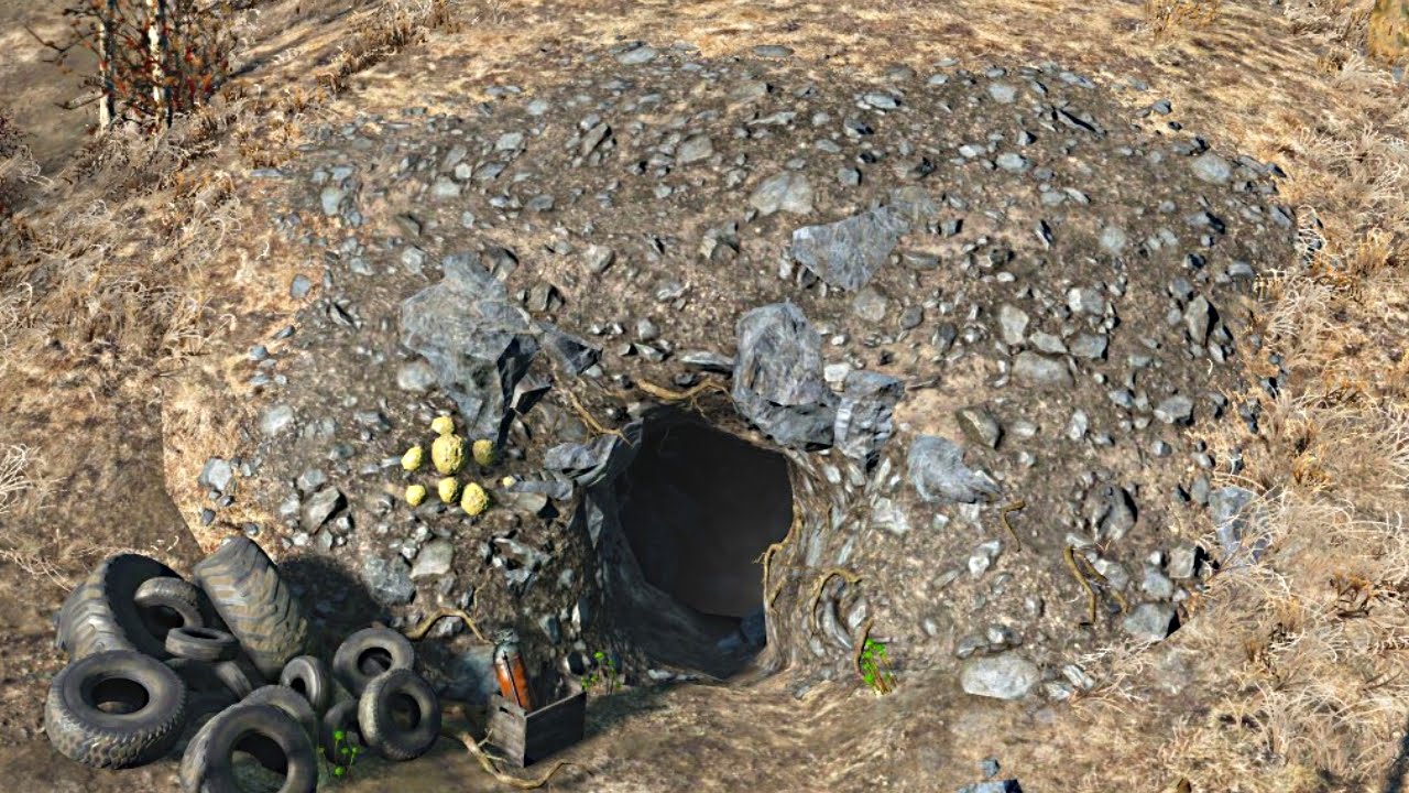 Mole Rat Den (UNMARKED LOCATION) - Fallout 4 - YouTube