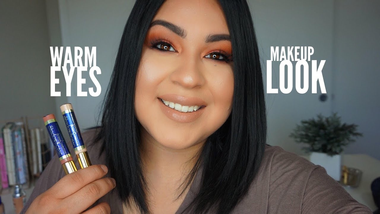 WARM EYE MAKEUP LOOK! 💋 - YouTube