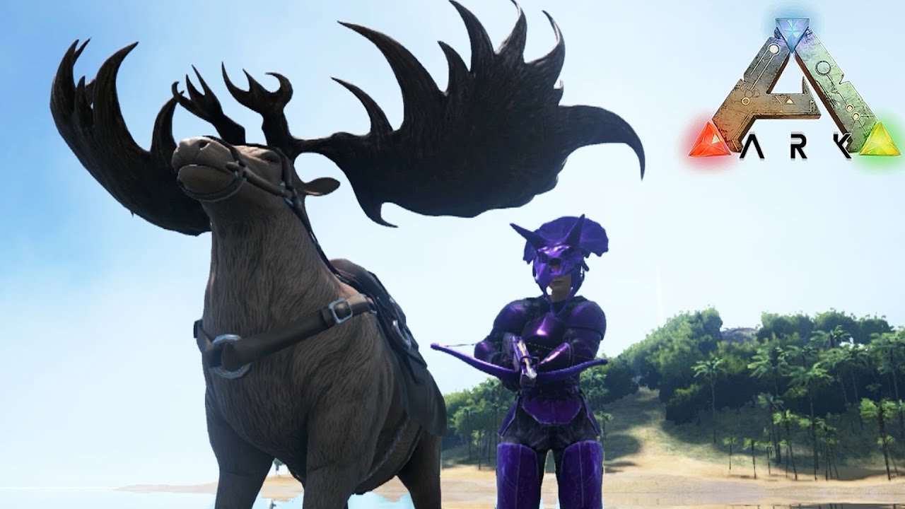 CAPTURANDO SUPER ALCE NIVEL 149! "Megaloceros" - VillaTuber #30 - ARK ...