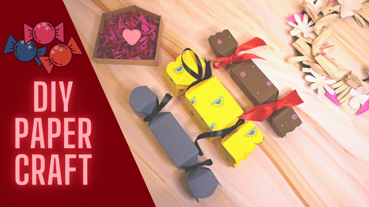 How To Make an Easy Candy Box (DIY Mini Paper Candy Storage Box) for ...