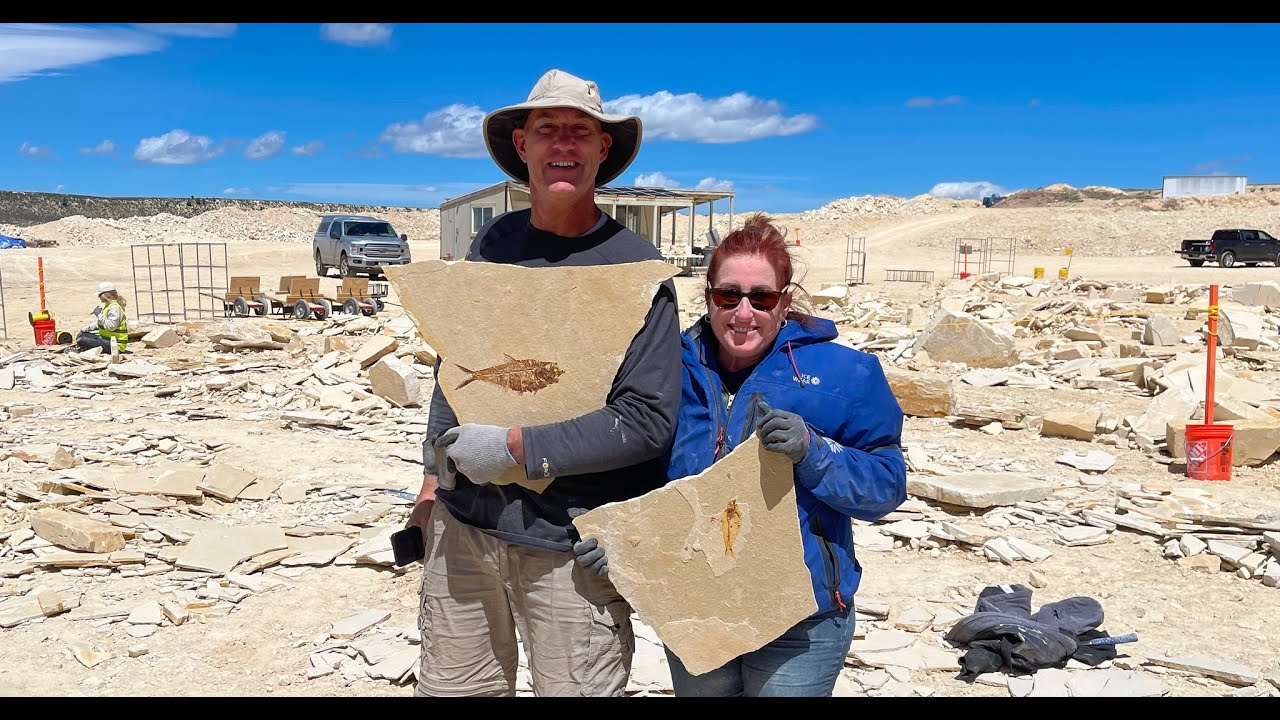 Fossil Lake Safari - Dig Your Own Fossils In Wyoming - YouTube