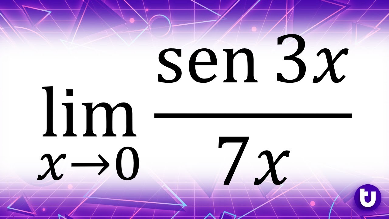 Límites trigonométricos: Límite cuando x tiende a 0 de sen(3x)/7x ...