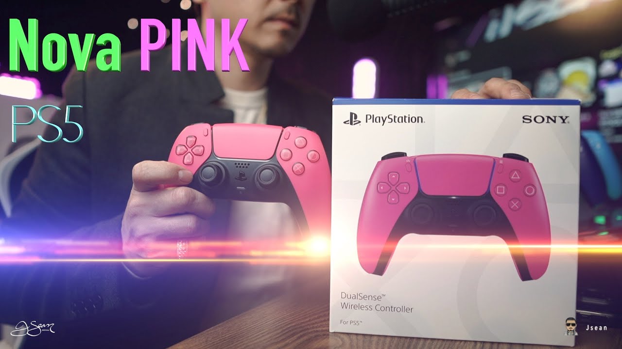Nova Pink PS5 Controller | Jsean - YouTube