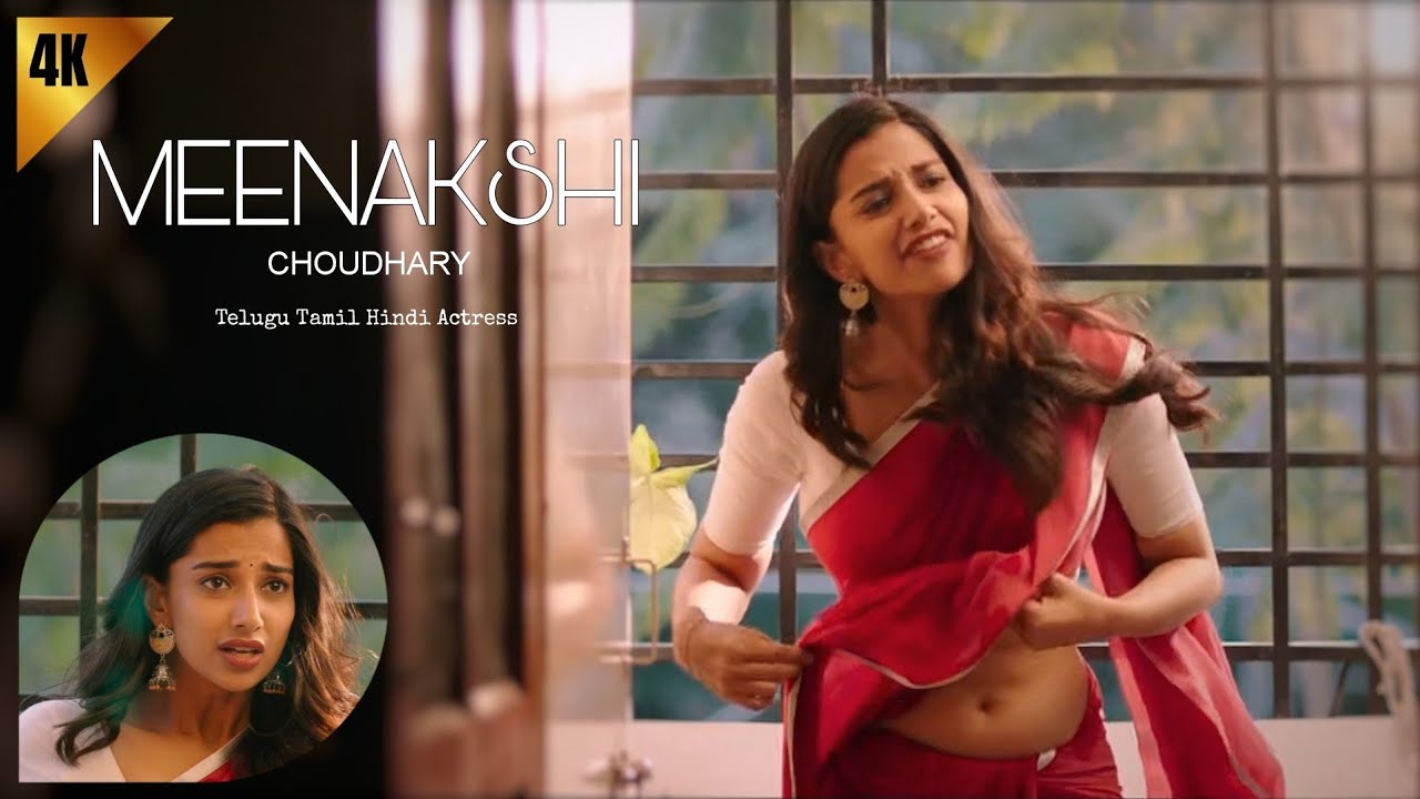 MEENAKSHI CHOUDHARY | Saree Navel | Ichata Vahanamulu Niluparadu | Mr.Tracker - YouTube