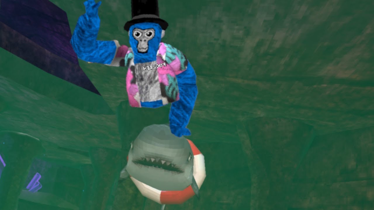 Gorilla tag added sharks... - YouTube