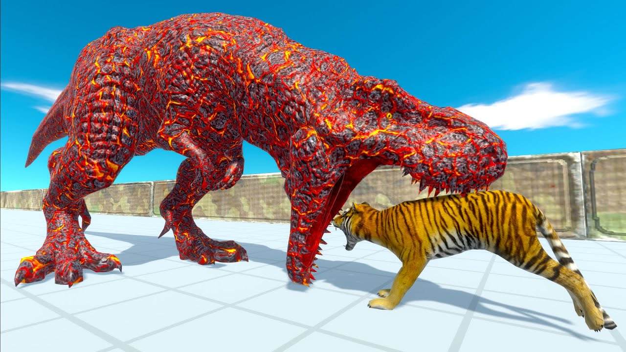 MAGMA T-REX DEADLY RUN - YouTube