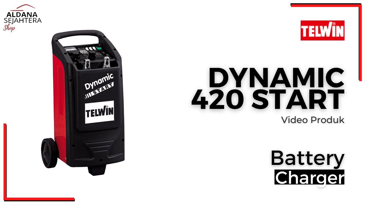 BATERAI CHARGER MOBIL TRUK TRAKTOR TELWIN DYNAMIC 420 START - YouTube