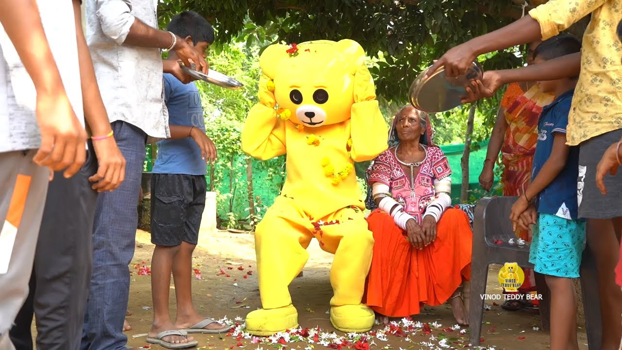 TEDDY part-18 ll Teddy Marrege Function ll Vinod Teddy Bear Comedy ...