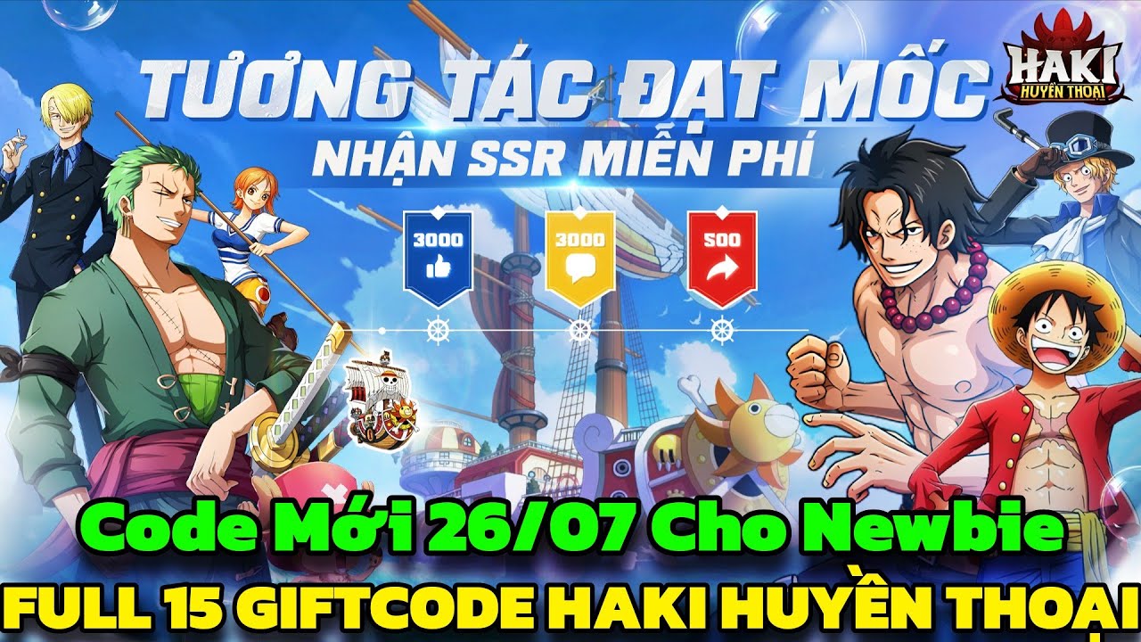 Haki Huyền Thoại - Full 15 Giftcode Haki Huyền Thoại Cho Newbie 26/08 ...