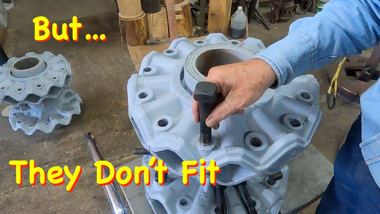 Mismatched Bolts & Mismatched Holes on 10 Foot Wheels | Engels Coach ...