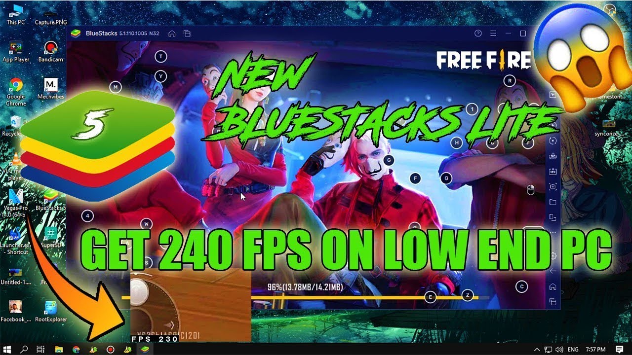 Bluestacks 5 lite Version for Low End PC FREE FIRE l Bluestacks 5 Best ...