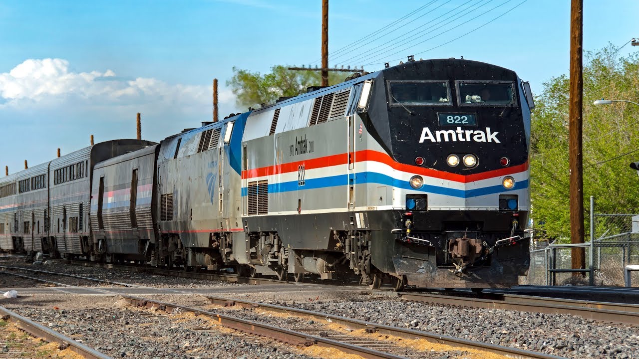 Amtrak 30 At Rockwood - Running a good three hours late, Amtrak's Capitol Limited makes up time ...
