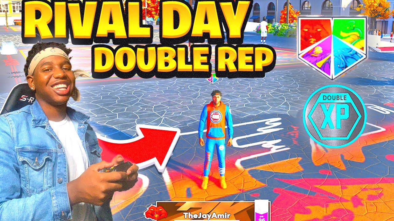 HOW TO GET RIVAL DAY DOUBLE REP FOR 40 HOURS NBA 2K22 NEXT GEN!! DOUBLE ...