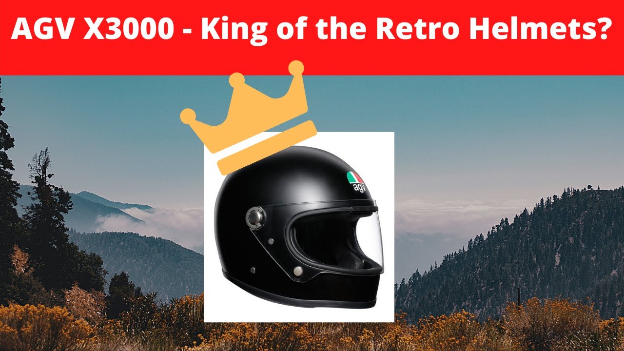 AGV X3000 Retro Helmet Review - King of the Cafe Racers? - YouTube