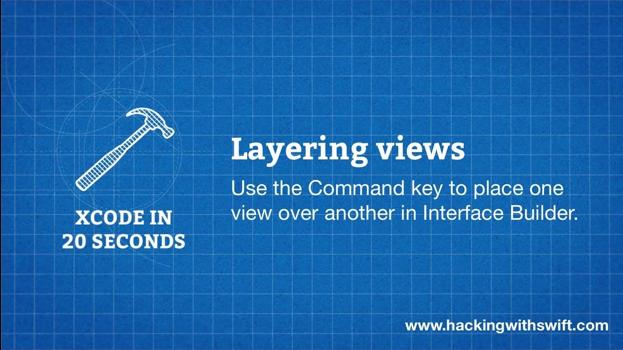 Xcode in 20 Seconds: Layering views - YouTube