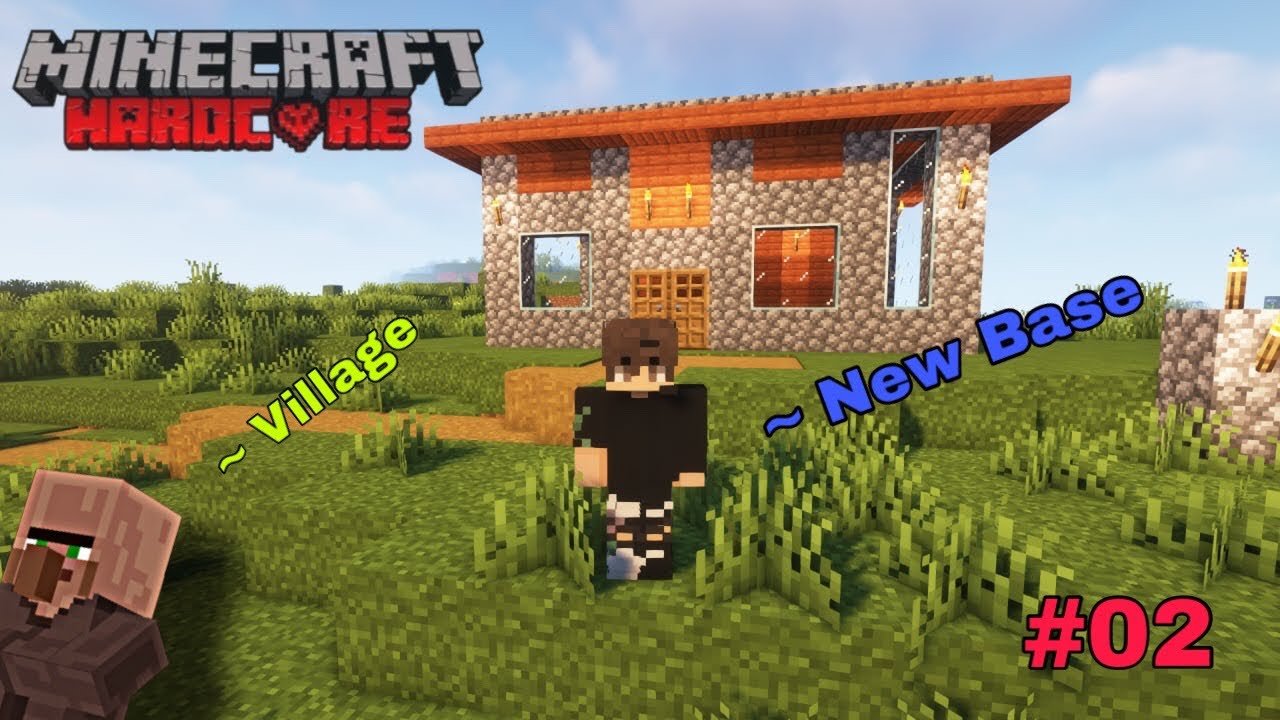 I Made A Cute Base..! | MineCraft HARDCORE | ( മലയാളം ) 02 - YouTube