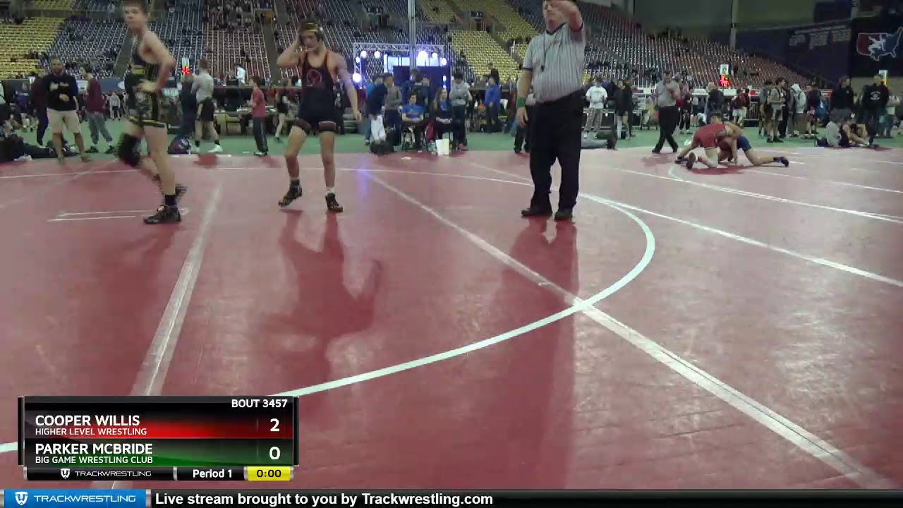 16U 113 Cooper Willis Higher Level Wrestling Vs Parker Mcbride Big Game ...