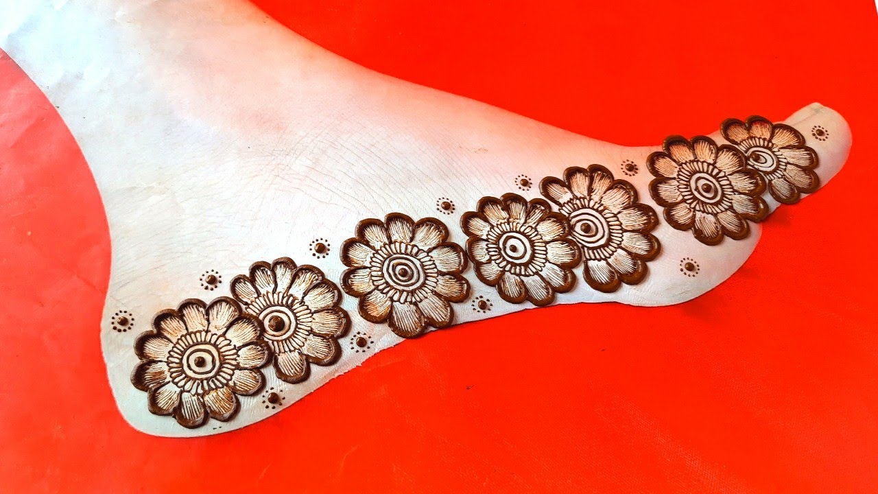 Pair Ki Mehandi | Pairon Ki Mehandi | Pero Ki Mehndi Ke Design | Pair ...