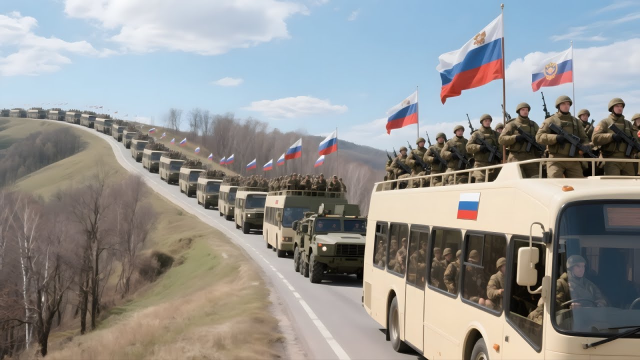2 Minutes Ago! Brutal US Forces Attack Thwarts Russian Military Bus ...