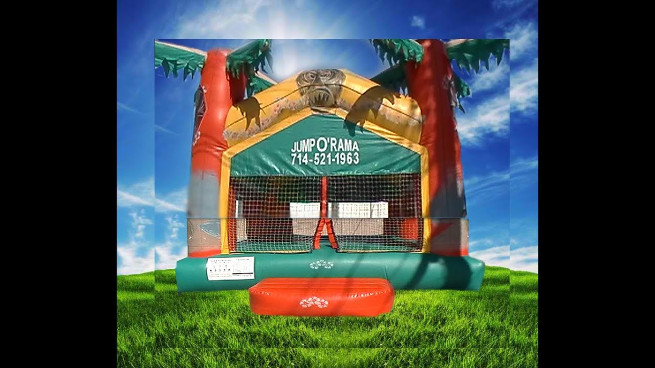 tropical jumper rental 714.521.1963 orange county bounce house - YouTube
