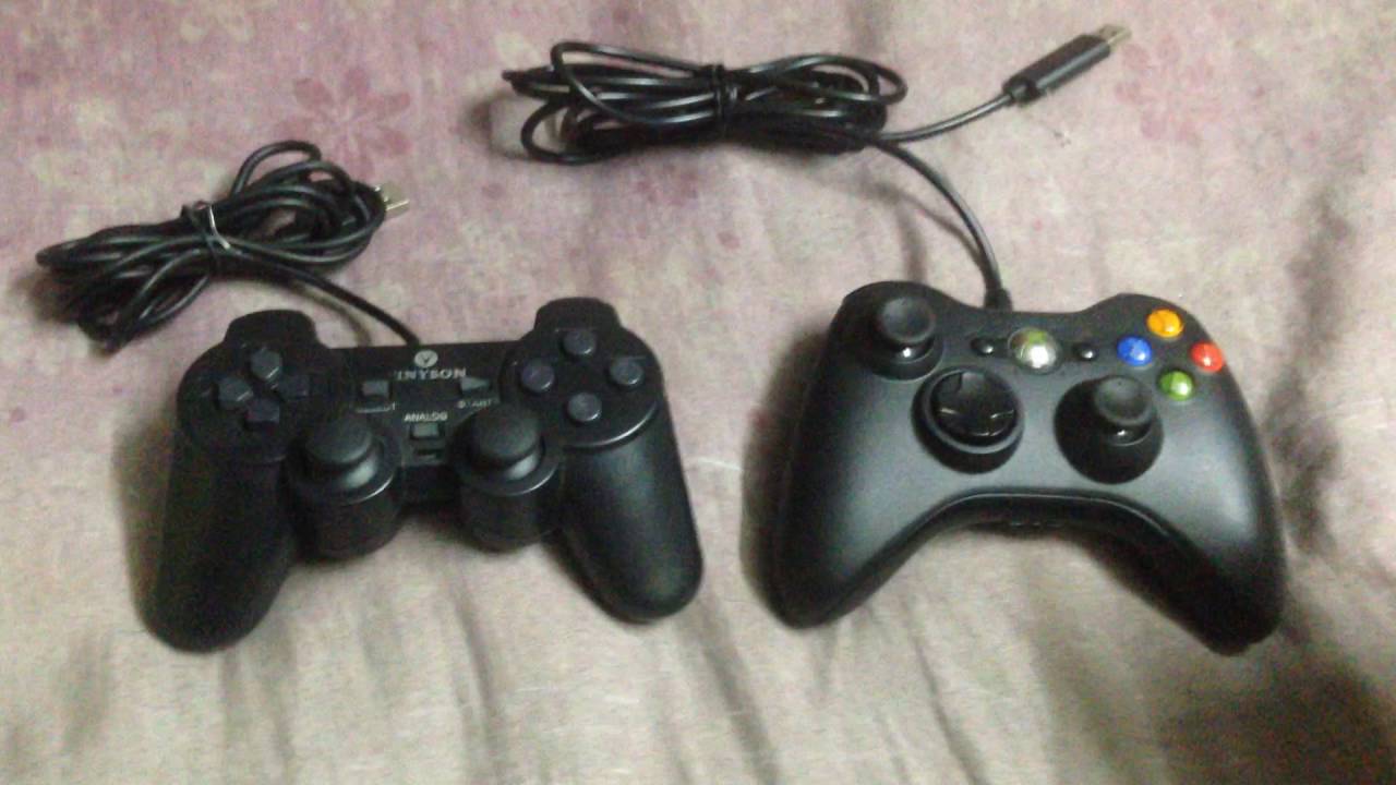 MOOC : Comparison Between Xbox joystick and Vinyson joystick - YouTube